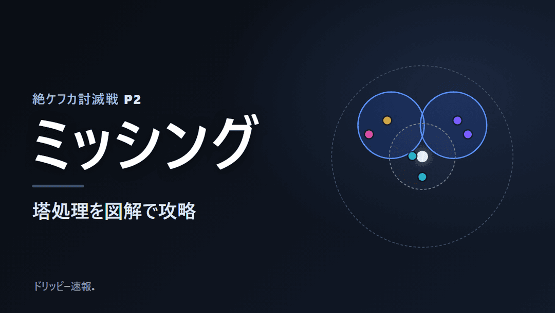 絶妖星乱舞（絶ケフカ）P2「ミッシング」塔処理 解説 | ドリッピー速報